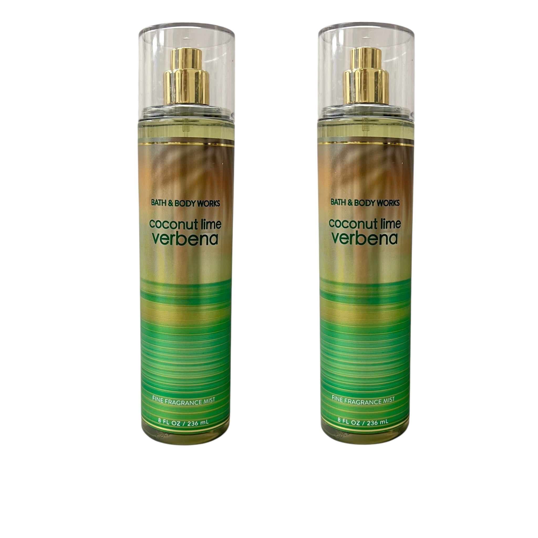 Bath & Body Works Coconut Lime Verbena Mist, 8 fl oz, 2 Pack, Sunny Coconut Fragrance - Walmart.com