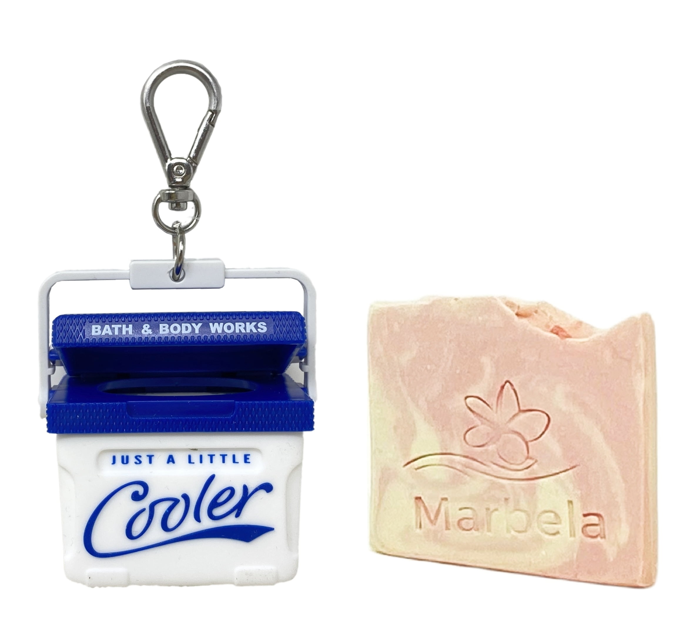 Bath & Body Works Cooler Hand Gel Holder with a Himalayan Salts Springs ...