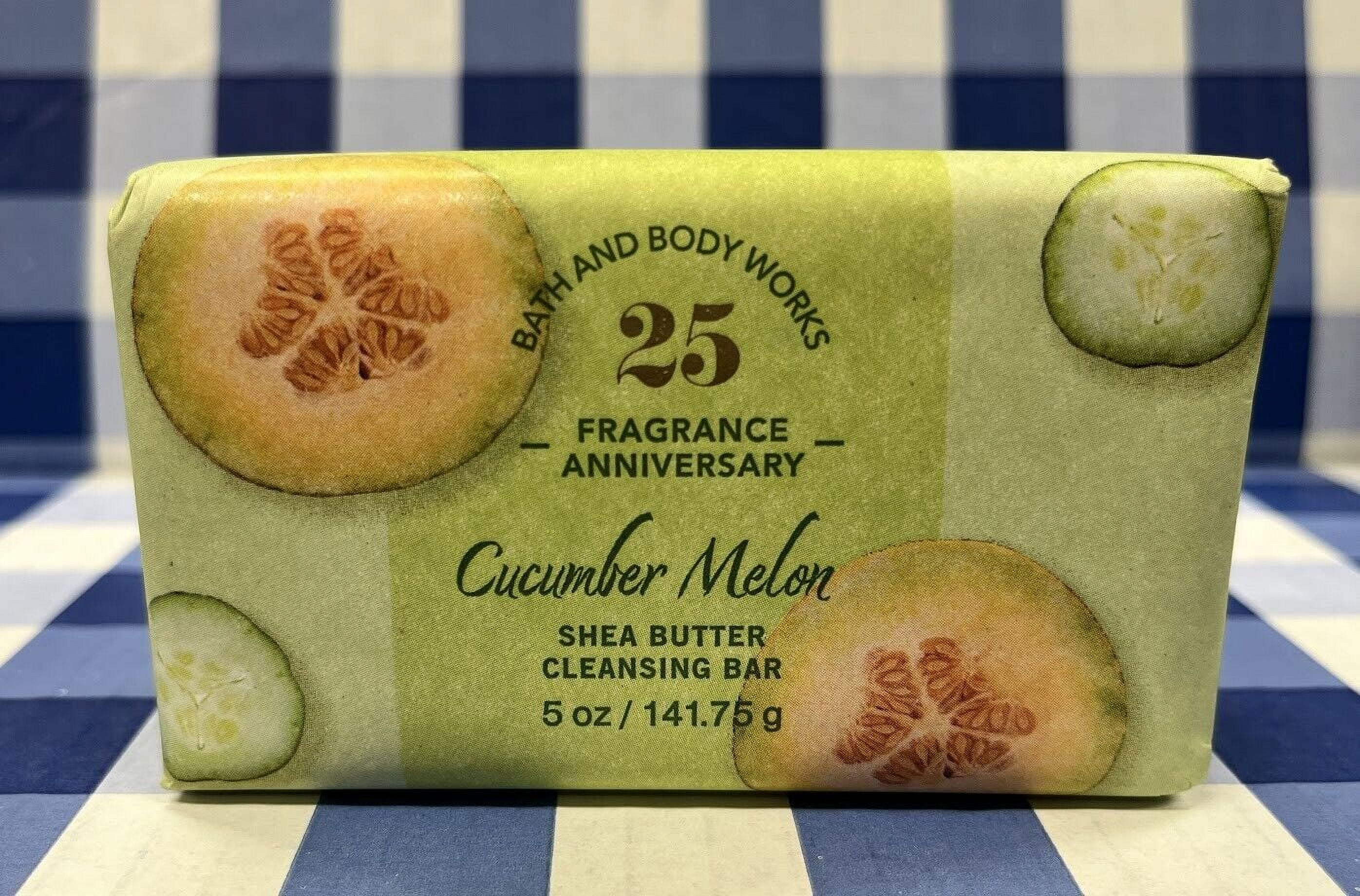 Bath & Body Works Cucumber Melon Shea Butter Cleansing Bar 5 oz ...