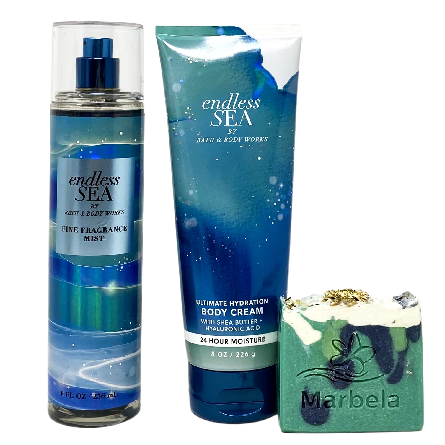 Bath And Body Works Endless Sea Fragrance Mist And Body Cream T Set