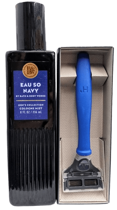 Bath & Body Works Eau So Navy Men's Cologne Mist & Harry's 5 Blade ...