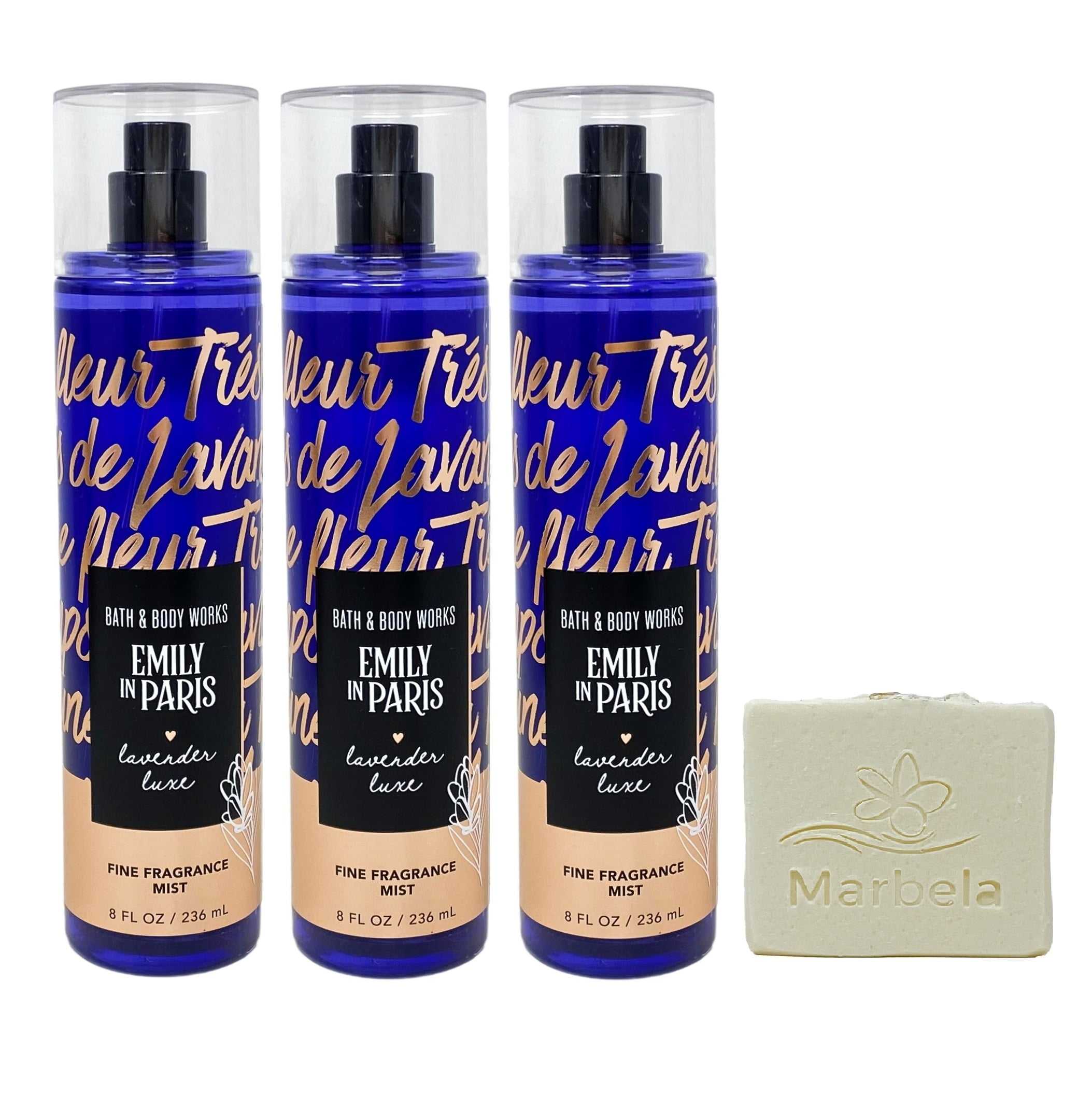 Bath & Body Works Emily In Paris - Lavender Luxe 3 Pack Fine Fragrance ...