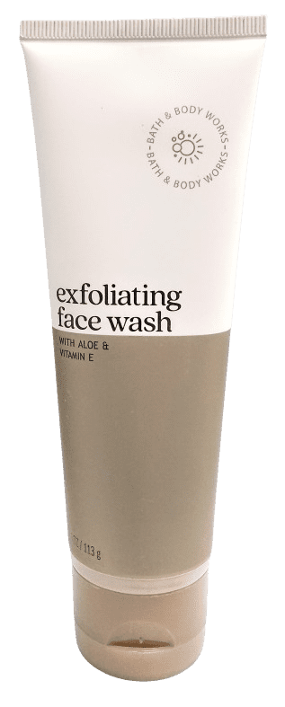 Bath & Body Works Exfoliating Face Wash with Aloe & Vitamin E (4 oz ...