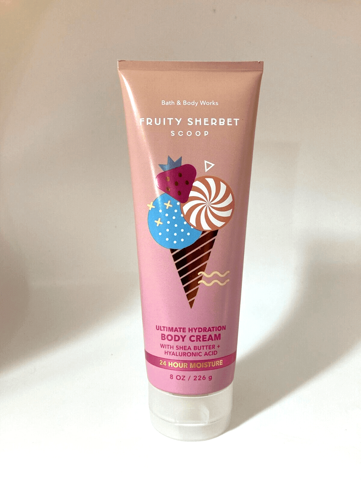 Bath & Body Works Fruity Sherbet Scoop Body Cream, 8oz, Orange ...