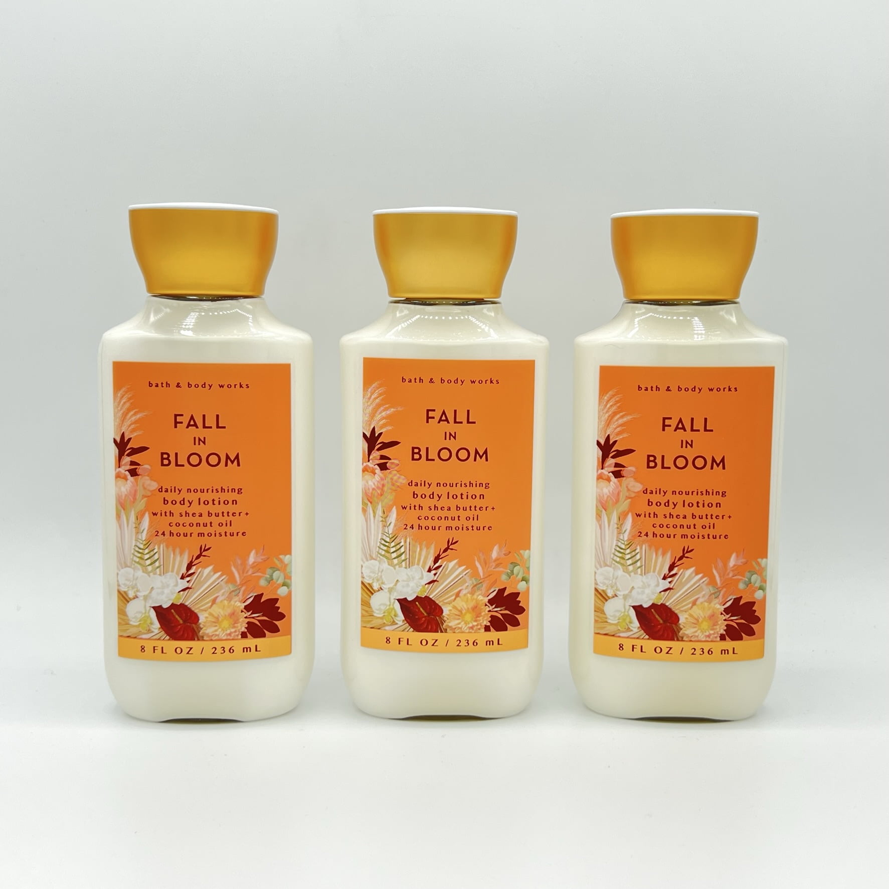 Bath & Body Works Fall In Bloom 8oz Body Lotion 3-Piece Bundle ...