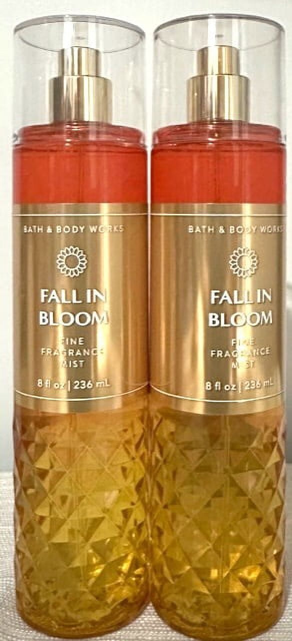 Bath & Body Works Fall In Bloom Fine Fragrance Mist, 8 fl oz (Pack of 2 ...