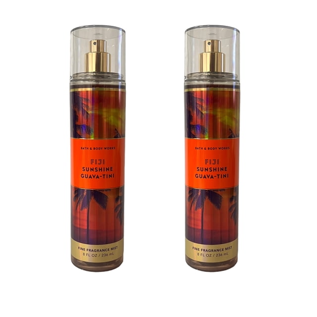 Bath & Body Works Fiji Sunshine Guava-tini Fine Fragrance Mist 2 Pack 8 ...