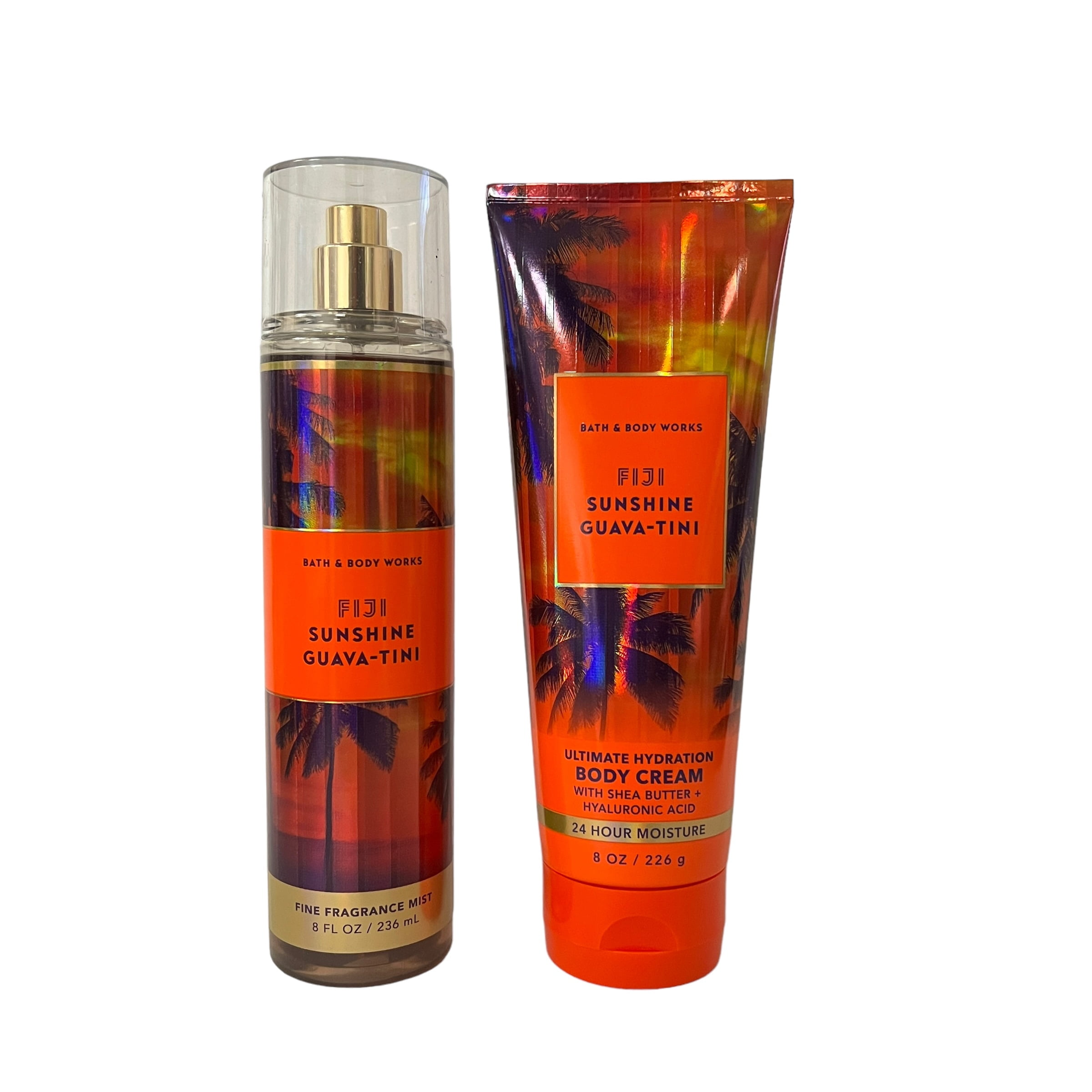 Bath & Body Works Fiji Sunshine Guava-tini Fragrance Mist & Body Cream ...