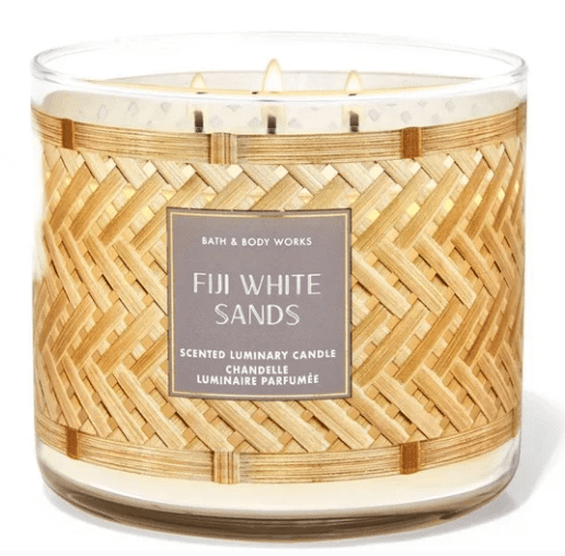 Bath & Body Works Fiji White Sands 3-Wick candle 14.5 oz Spring Scents ...
