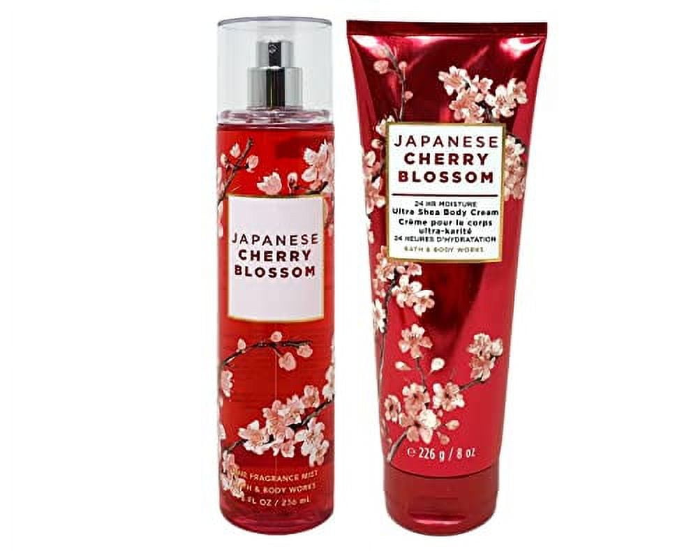 Bath & Body Works Fine Fragrance Mist & Ultra Shea Body Cream Japanese Cherry Blossom 2 Piece ...