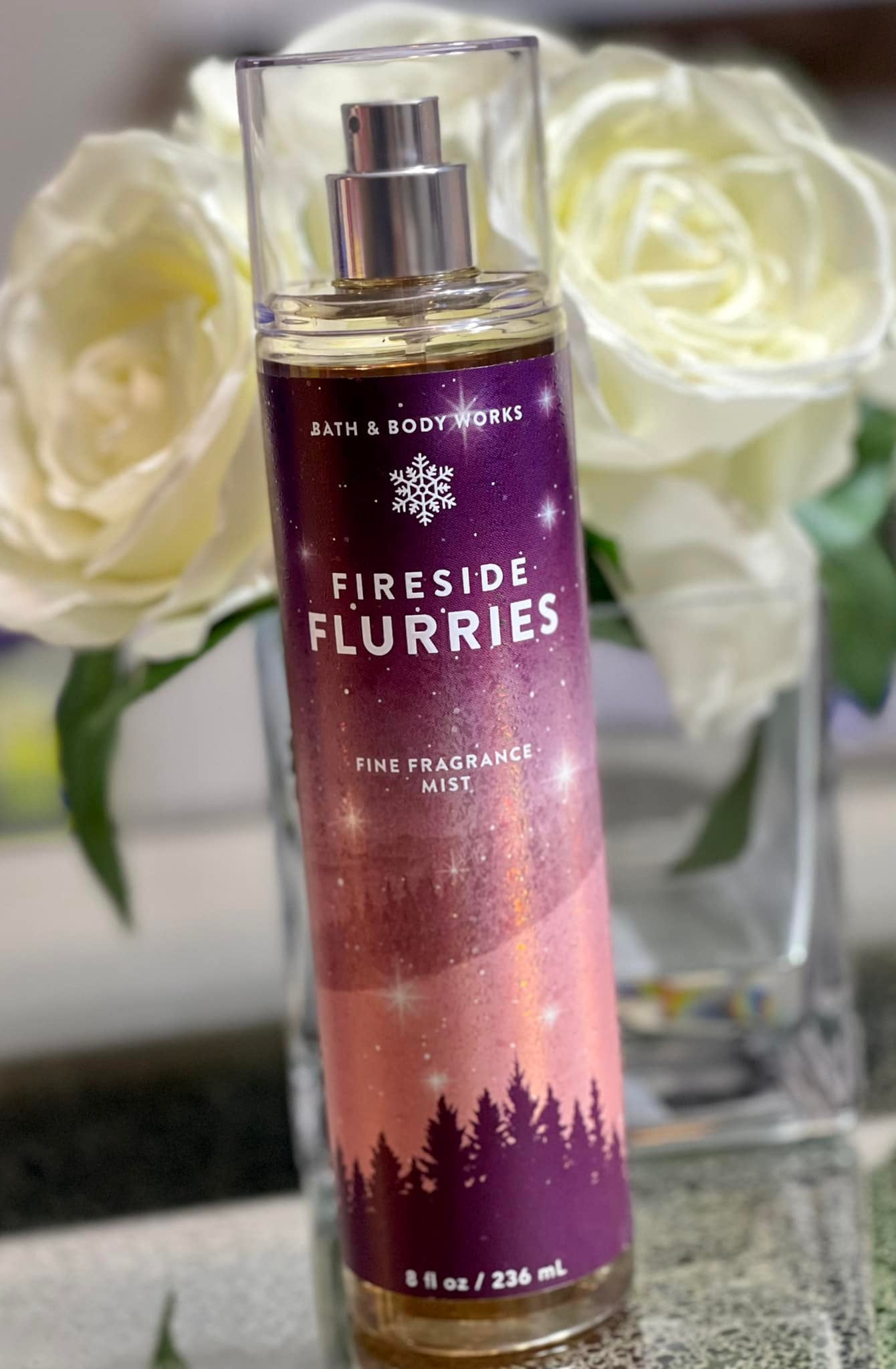 Bath And Body Works Fireside Flurries Fragrance Mist Spray 8 Fl Oz