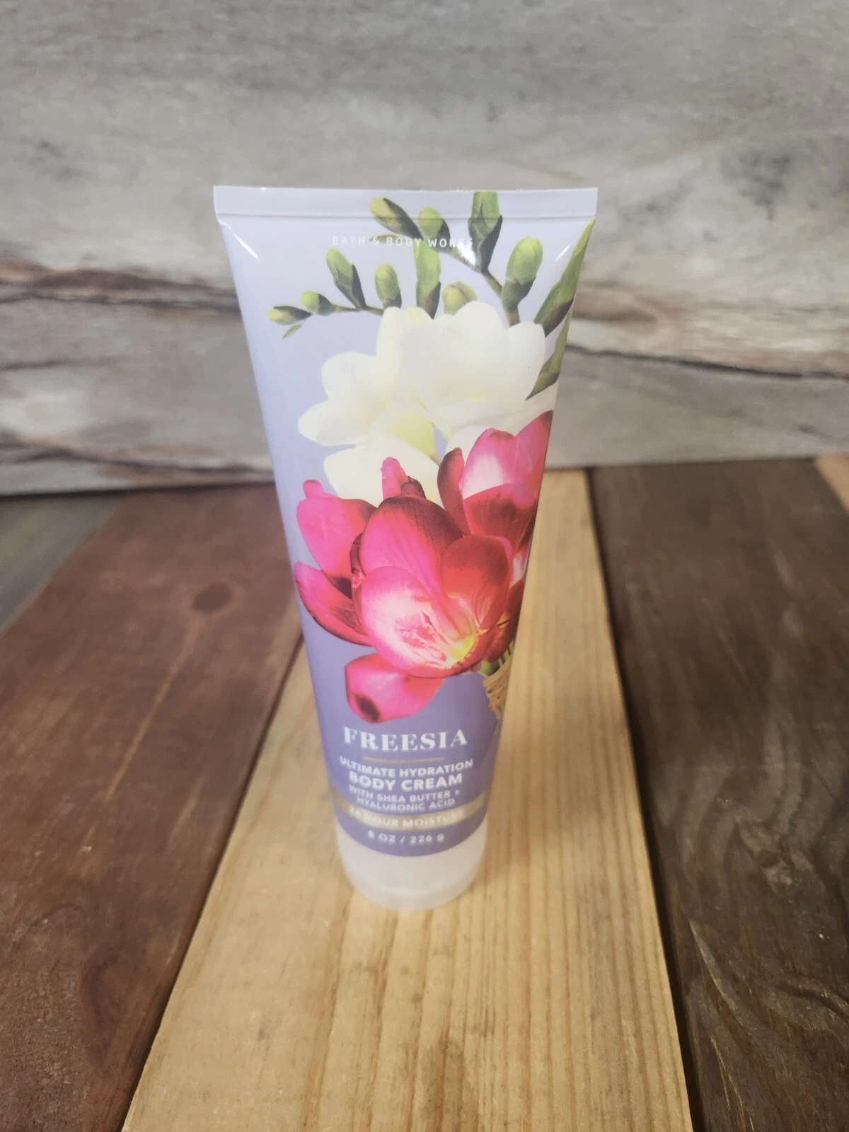 Bath & Body Works Freesia Body Cream 8Oz New - Walmart.com