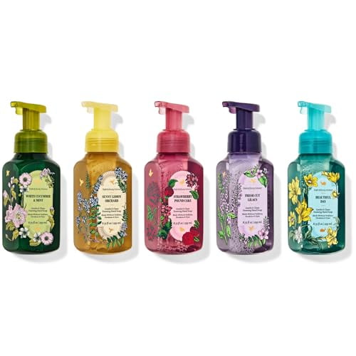 Bath + Body Works Gentle and Clean Foaming Hand Soap - Set of 5 ...