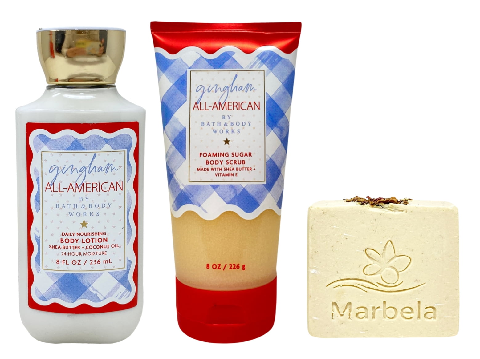 Bath & Body Works Gingham All-American Daily Nourishing Body Lotion and ...