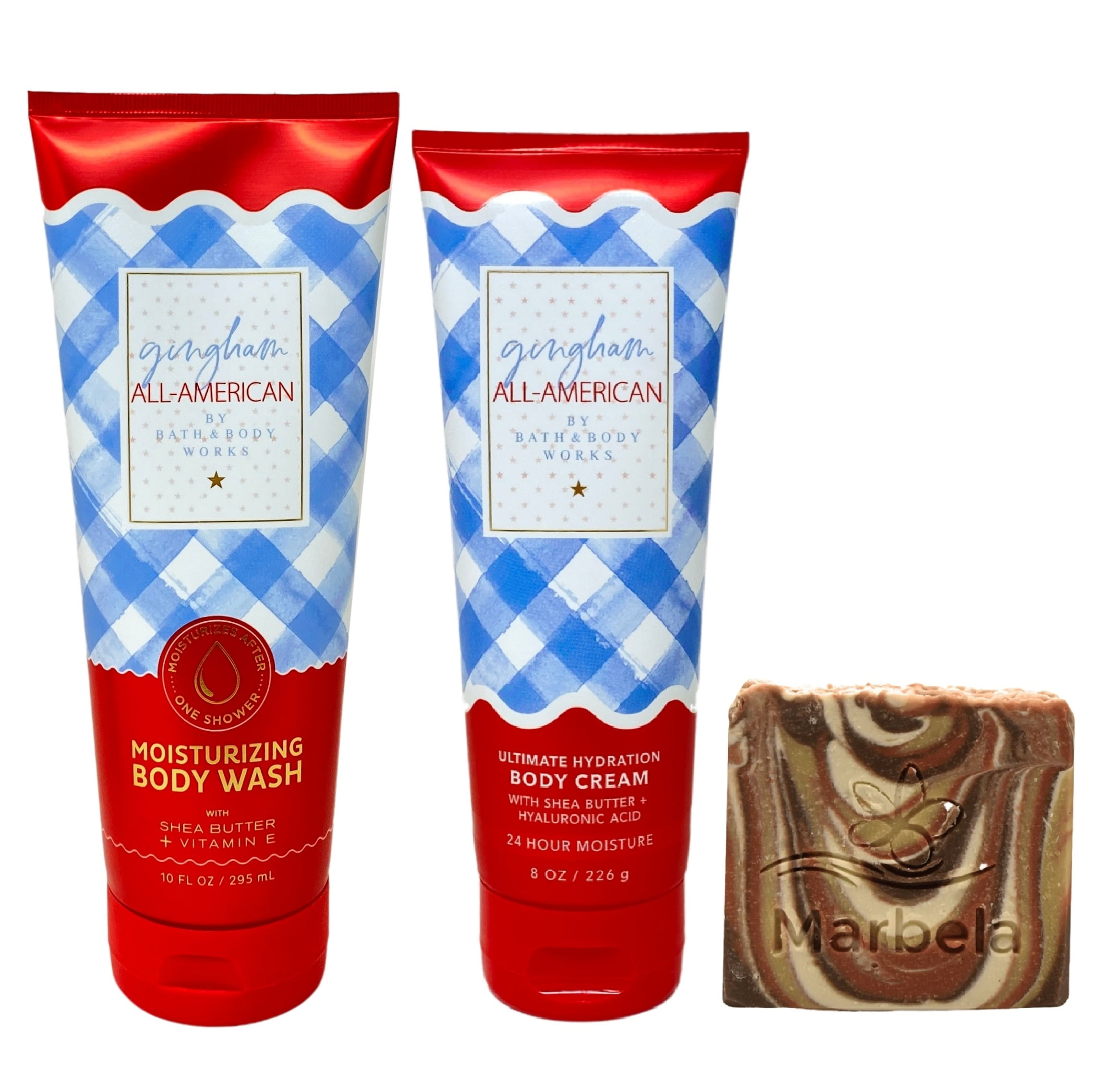 Bath & Body Works Gingham All-American Moisturizing Body Wash and Body ...