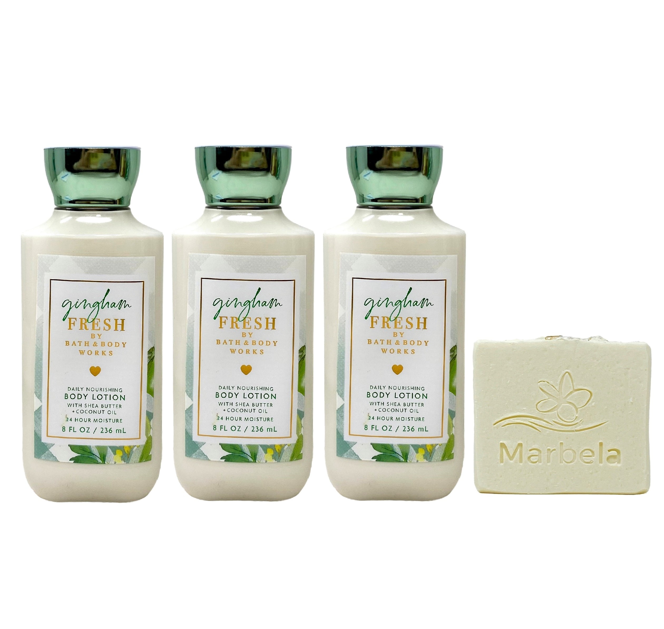 Bath & Body Works Gingham Fresh 3 Pack Body Lotion Bundle with a ...