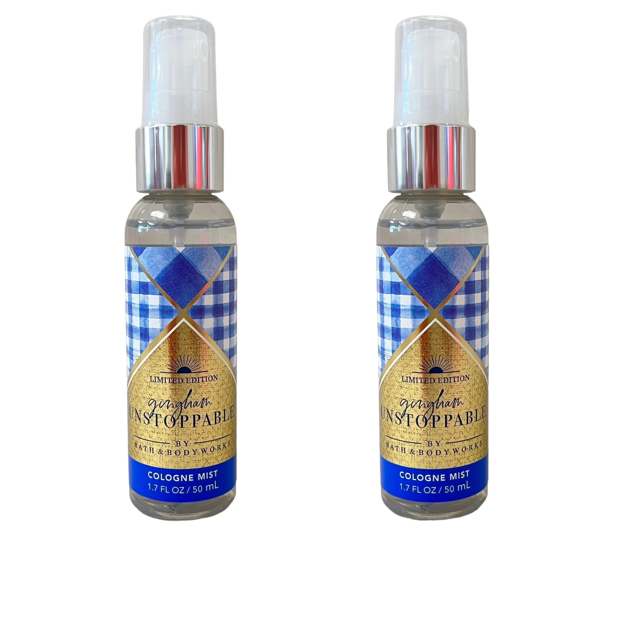 Bath & Body Works Gingham Unstoppable Cologne Mist 1.7 fl oz 50ml 2 ...