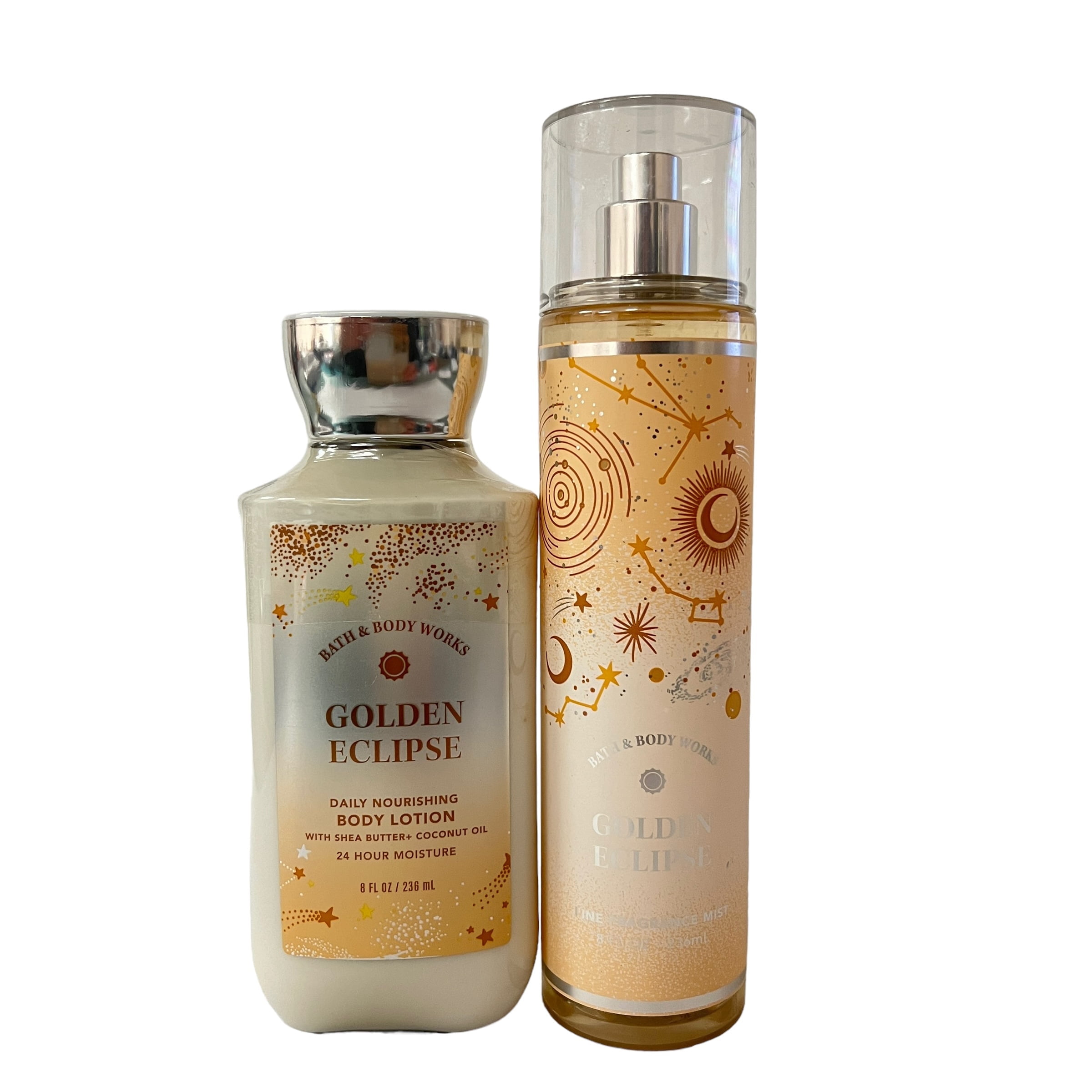 Bath & Body Works Golden Eclipse Fine Fragrance Mist & Body Lotion Set ...