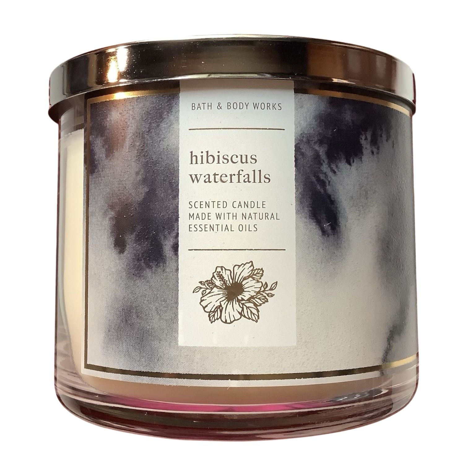 Bath and Body Works Hibiscus Waterfalls 3-Wick Scented Candle (14.5 oz ...