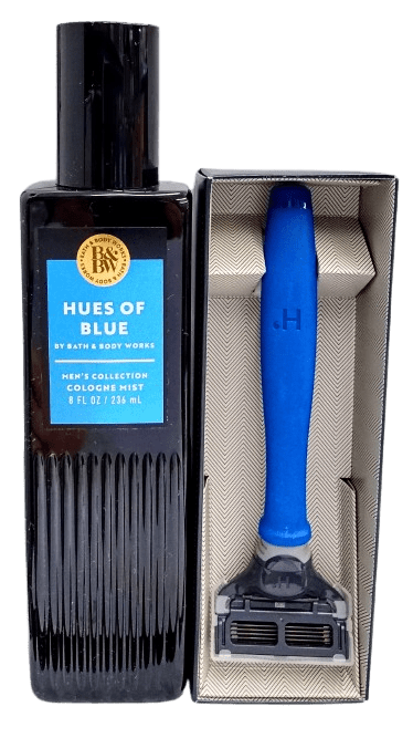 Bath & Body Works Hues Of Blue Men's Cologne Mist & Harry's 5 Blade ...