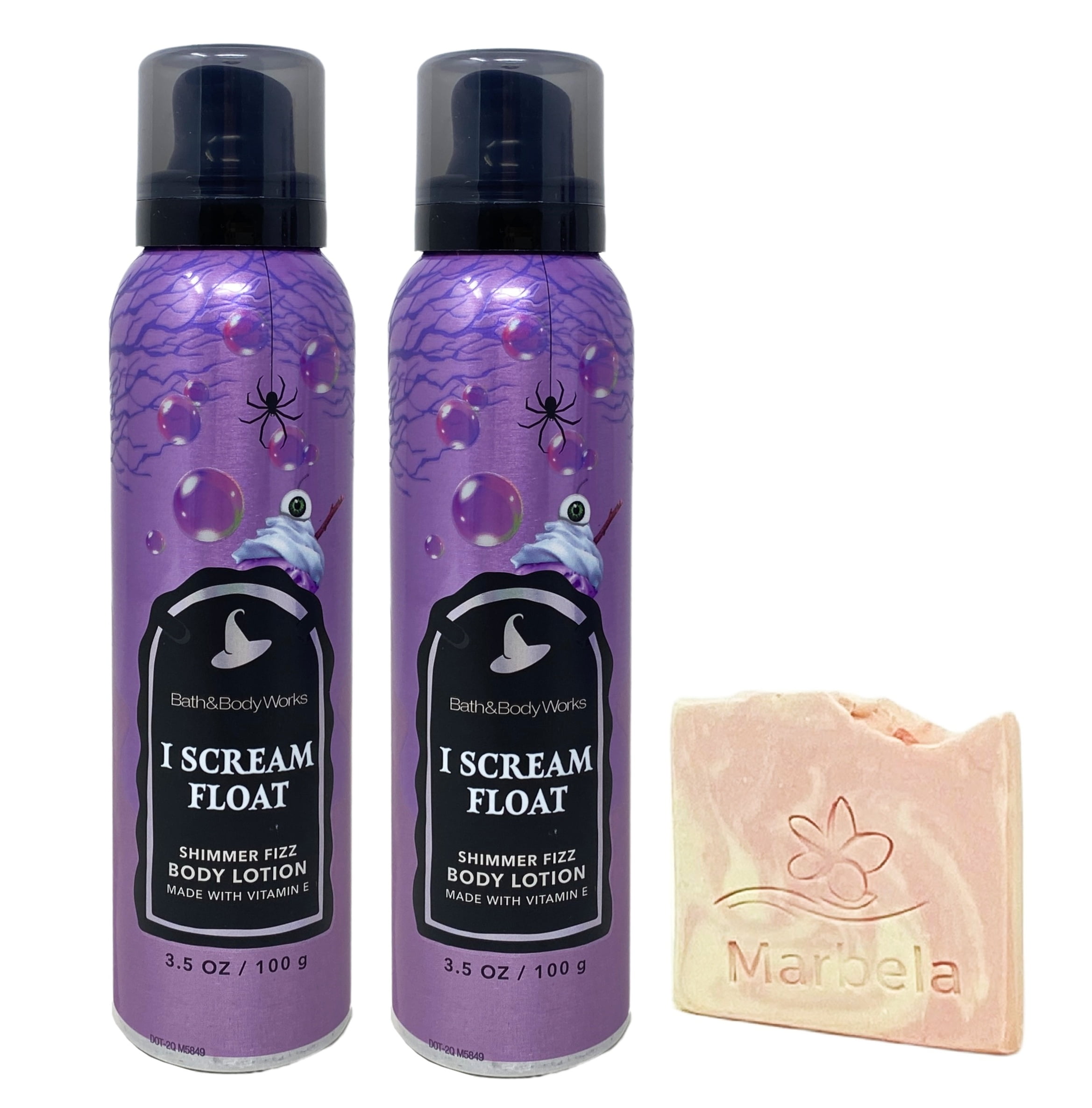Bath & Body Works I Scream Float 2 Pack Shimmer Fizz Body Lotion Bundle ...