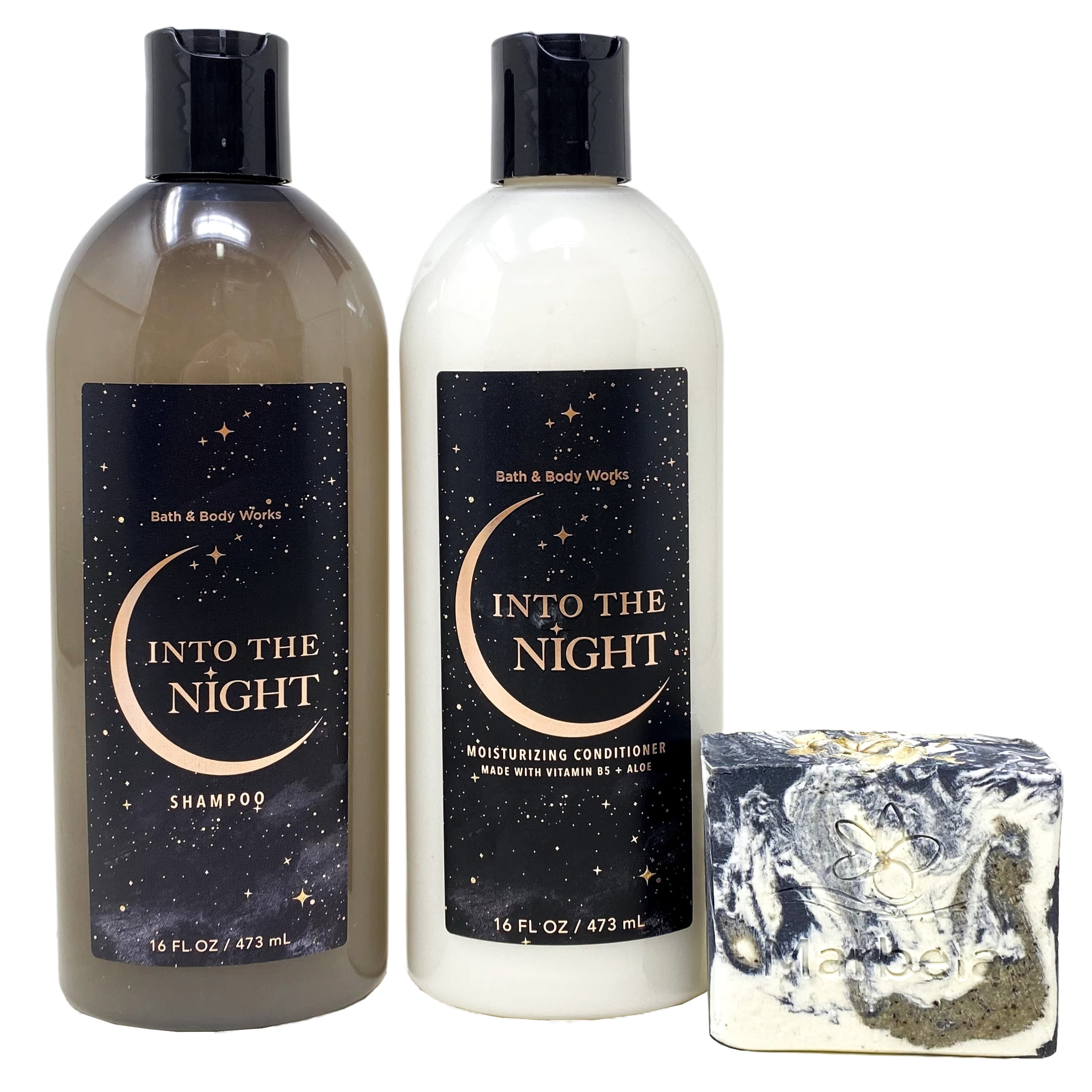 Bath & Body Works INTO THE NIGHT Shampoo and Conditioner Duo Set with a ...