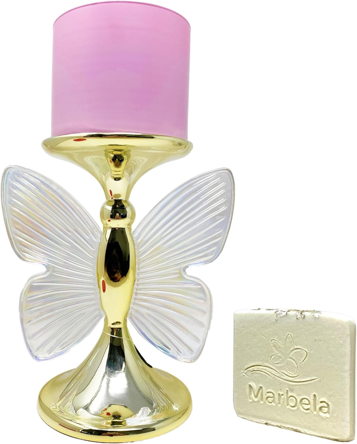 Bath & Body Works Illuminated Light-up Butterfly 3-Wick Candle Holder ...