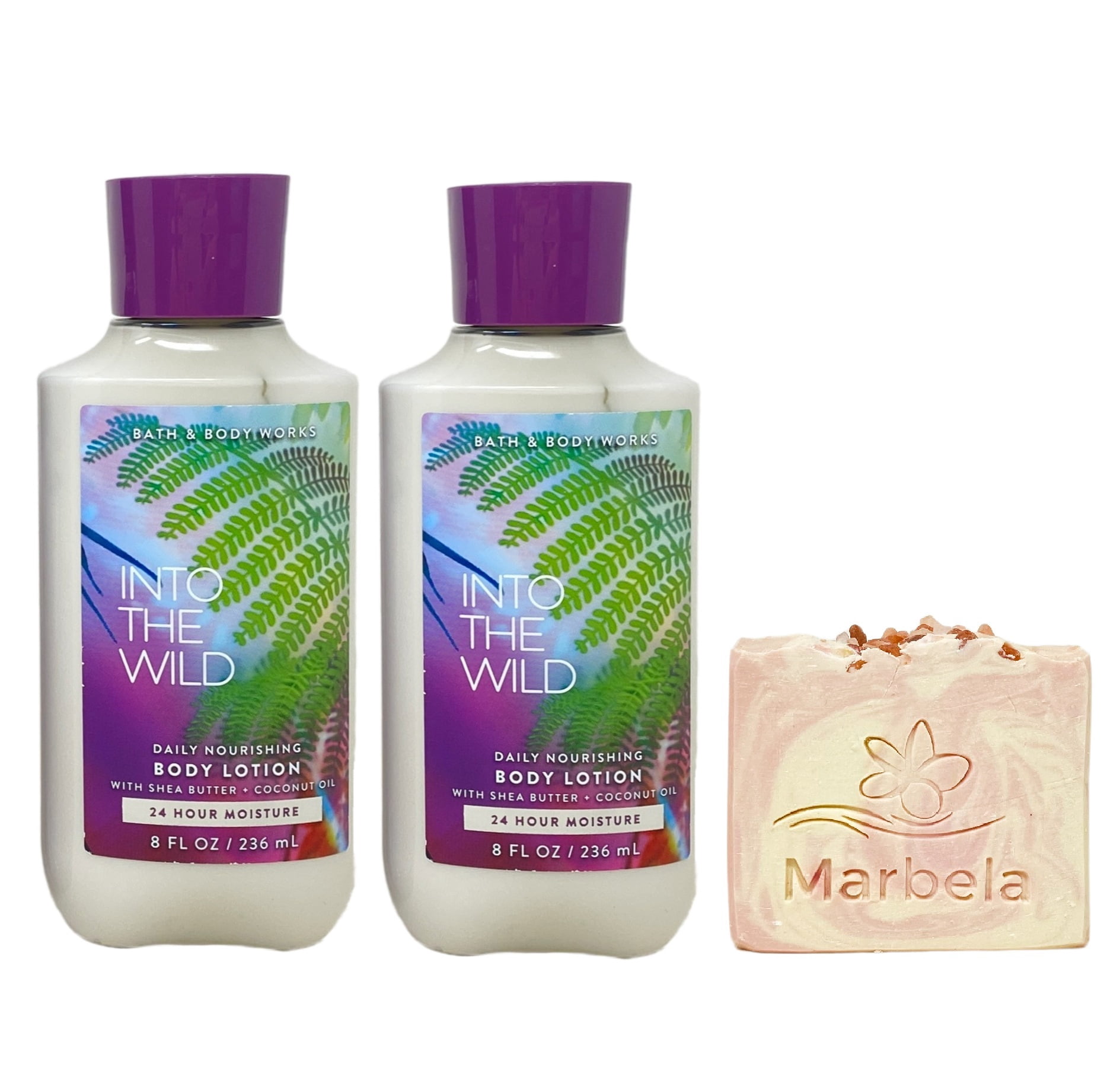 Bath & Body Works Into The Wild 2 Pack Body Lotion Bundle with a ...