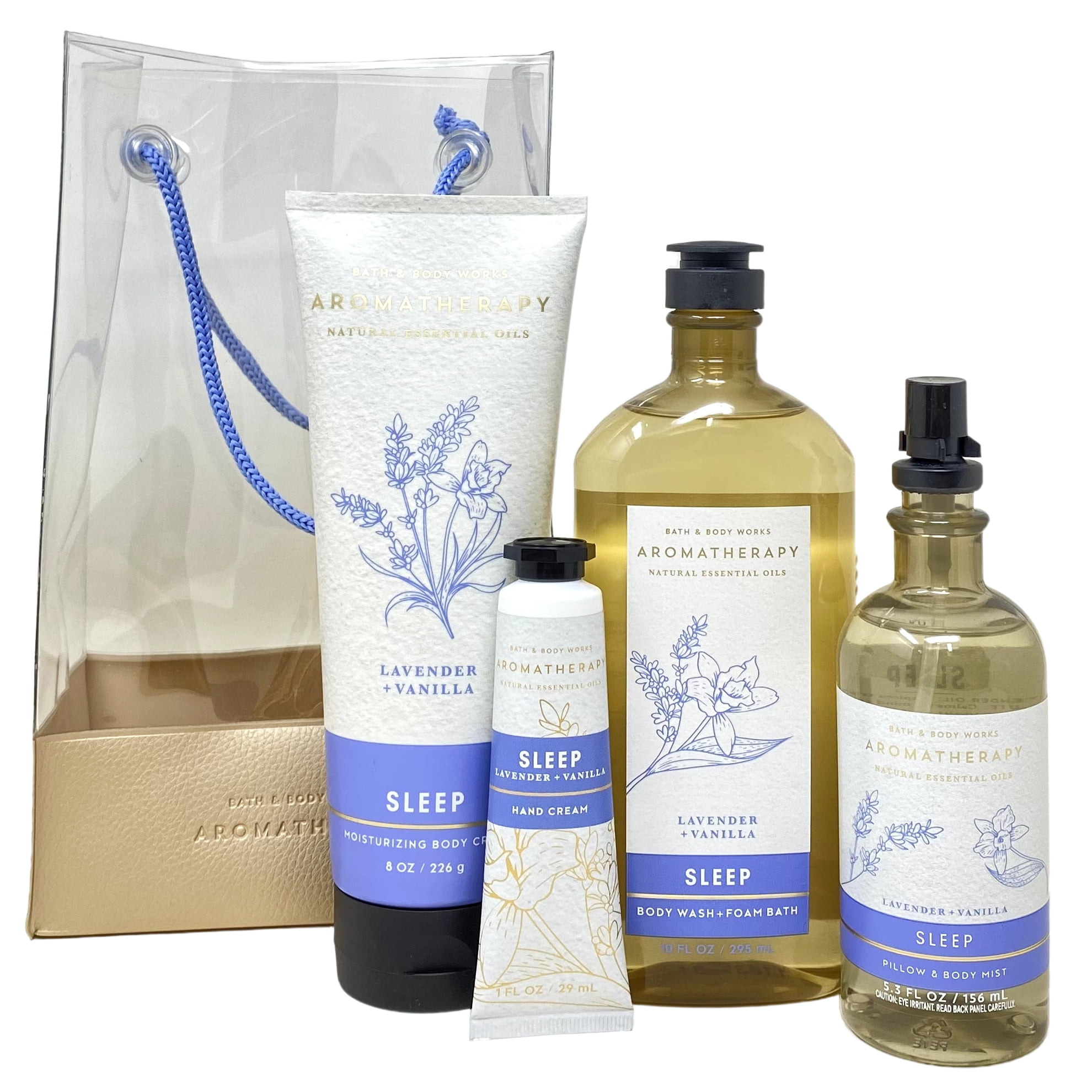 Bath & Body Works LAVENDER VANILLA Sleep Gift Set - Body Cream - Body ...