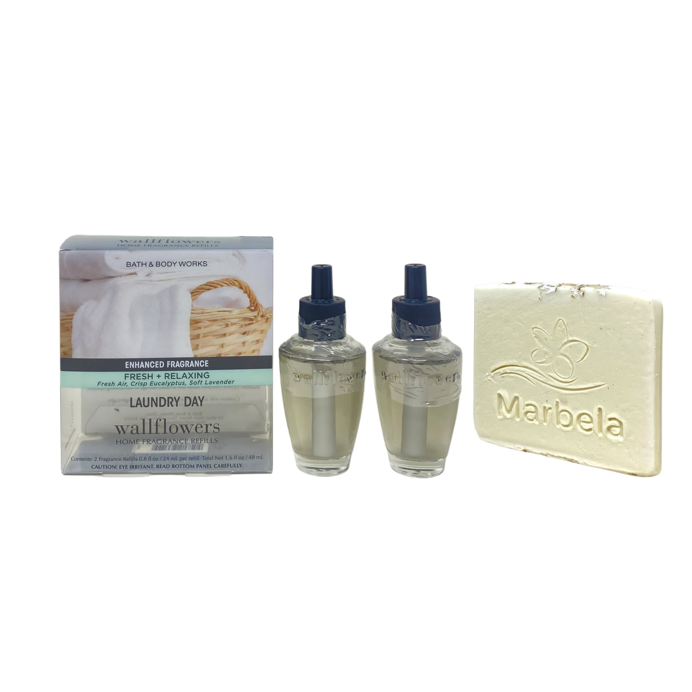 Bath & Body Works Laundry Day 2 Wallflowers Home Fragrance Refill Bulbs ...