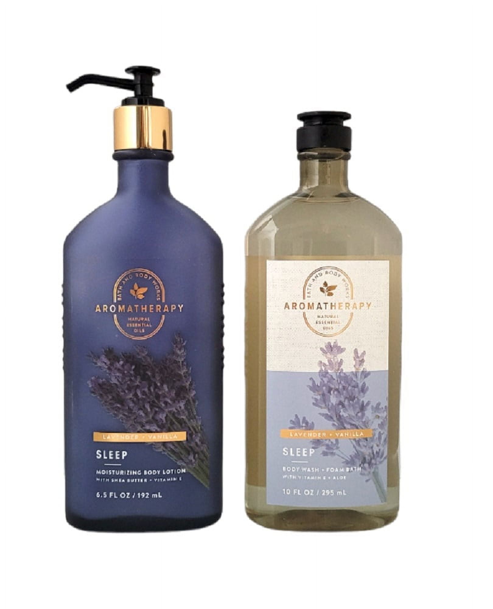 Bath And Body Works Lavender Vanilla Sleep Aromatherapy Set Body Lotion