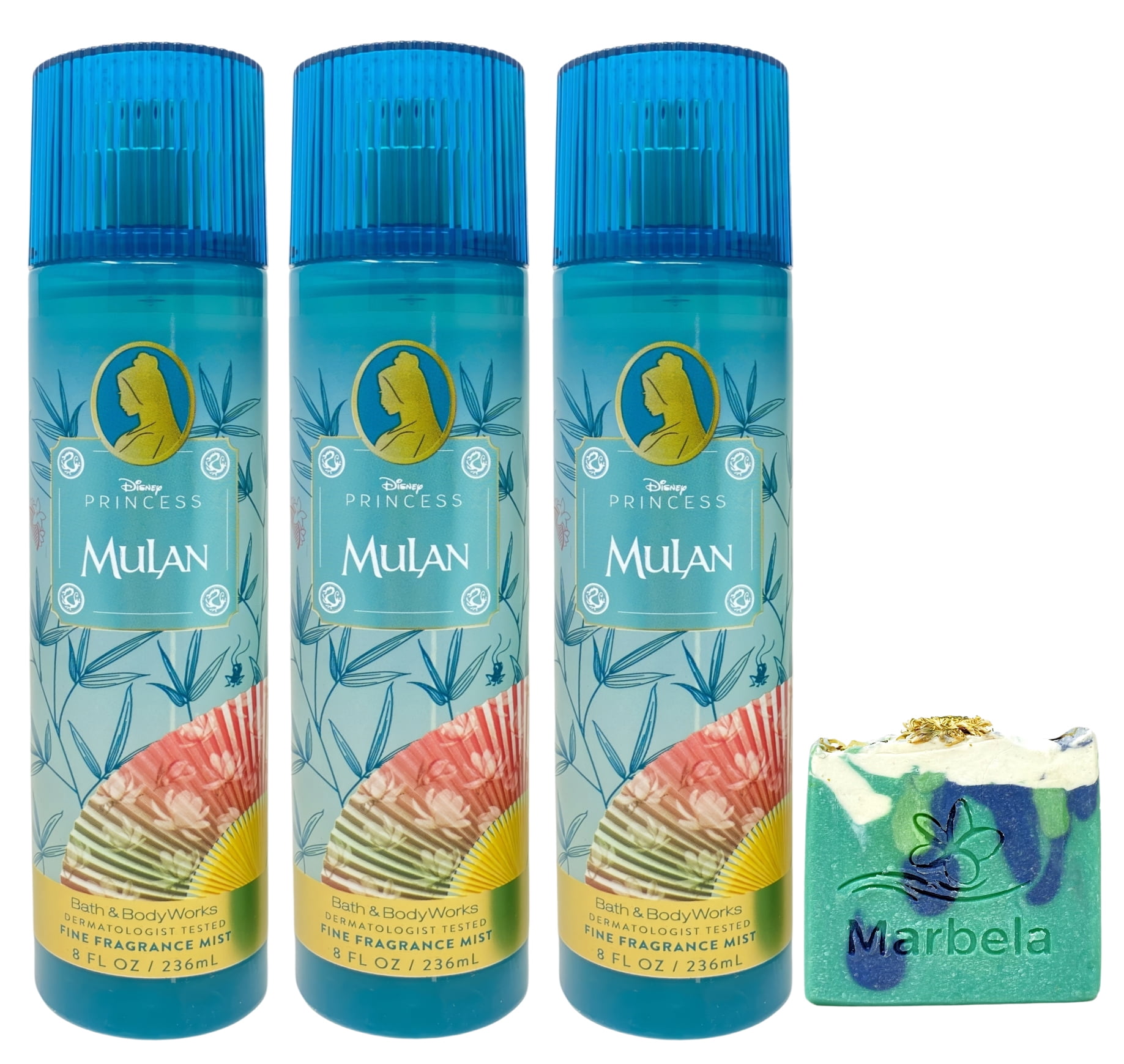 Bath & Body Works Limited Edition Princess Collection Mulan 3 Fine ...