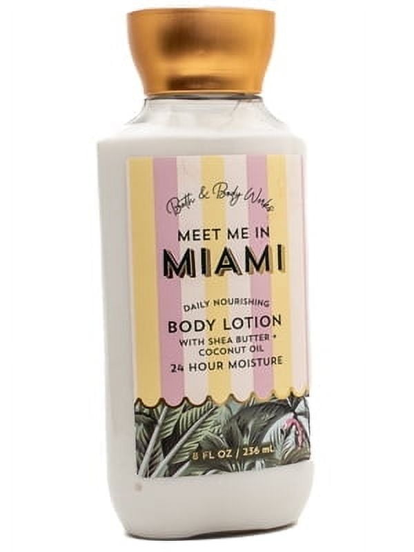 Bath & Body Works MEET ME IN MIAMI w/Shea Butter and Coconut Oil 24 ...