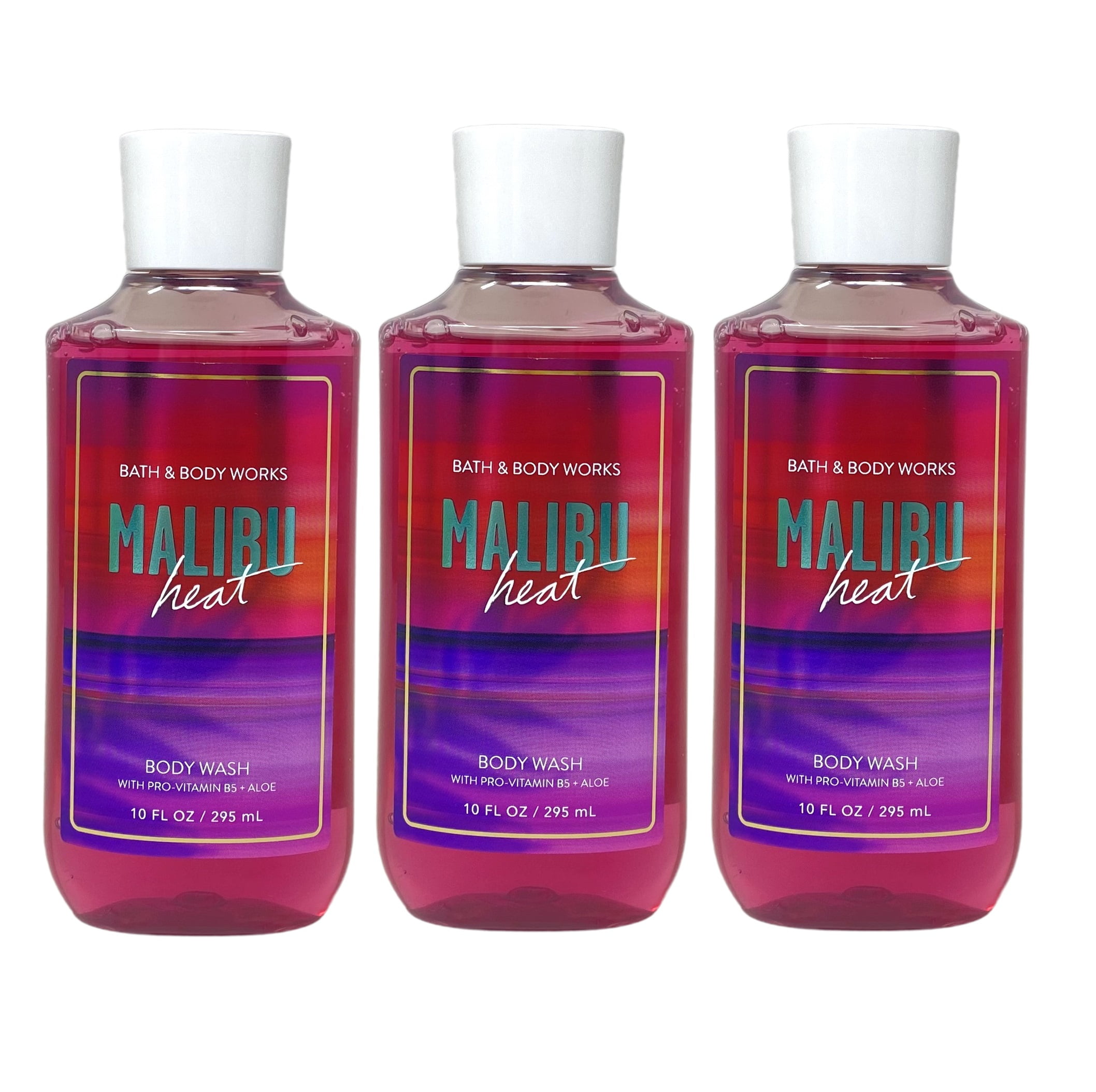 Bath & Body Works Malibu Heat 3 Pack Body Wash Set - Full Size ...
