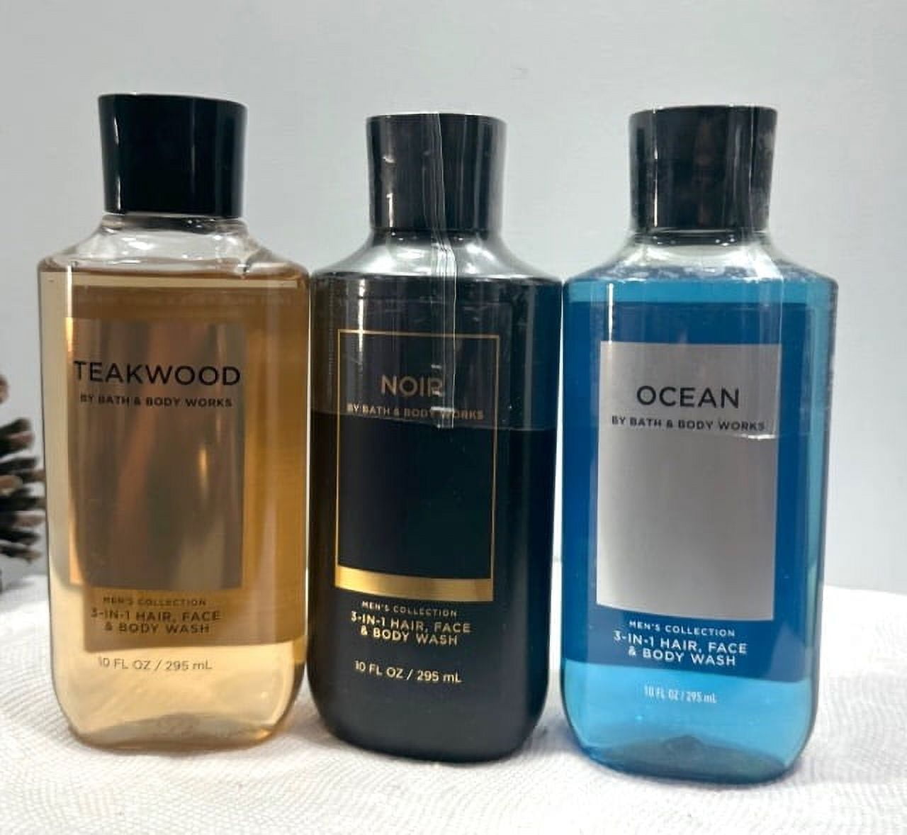 Bath And Body Works Mens Collection 3 In 1 Hair Face And Body Wash Trio