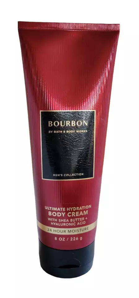 Bath & Body Works Men’s Collection Body Cream Bourbon 8 oz – Ultra-Rich ...