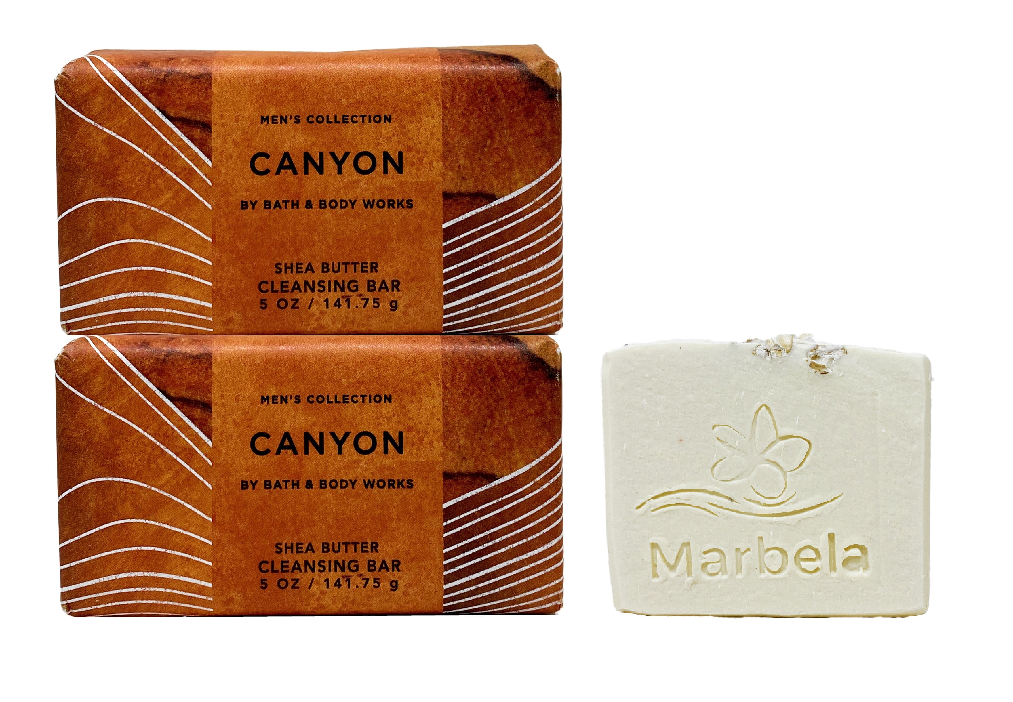 Bath & Body Works Men's Collection Canyon - Pack of Two - Cleanser Bar ...