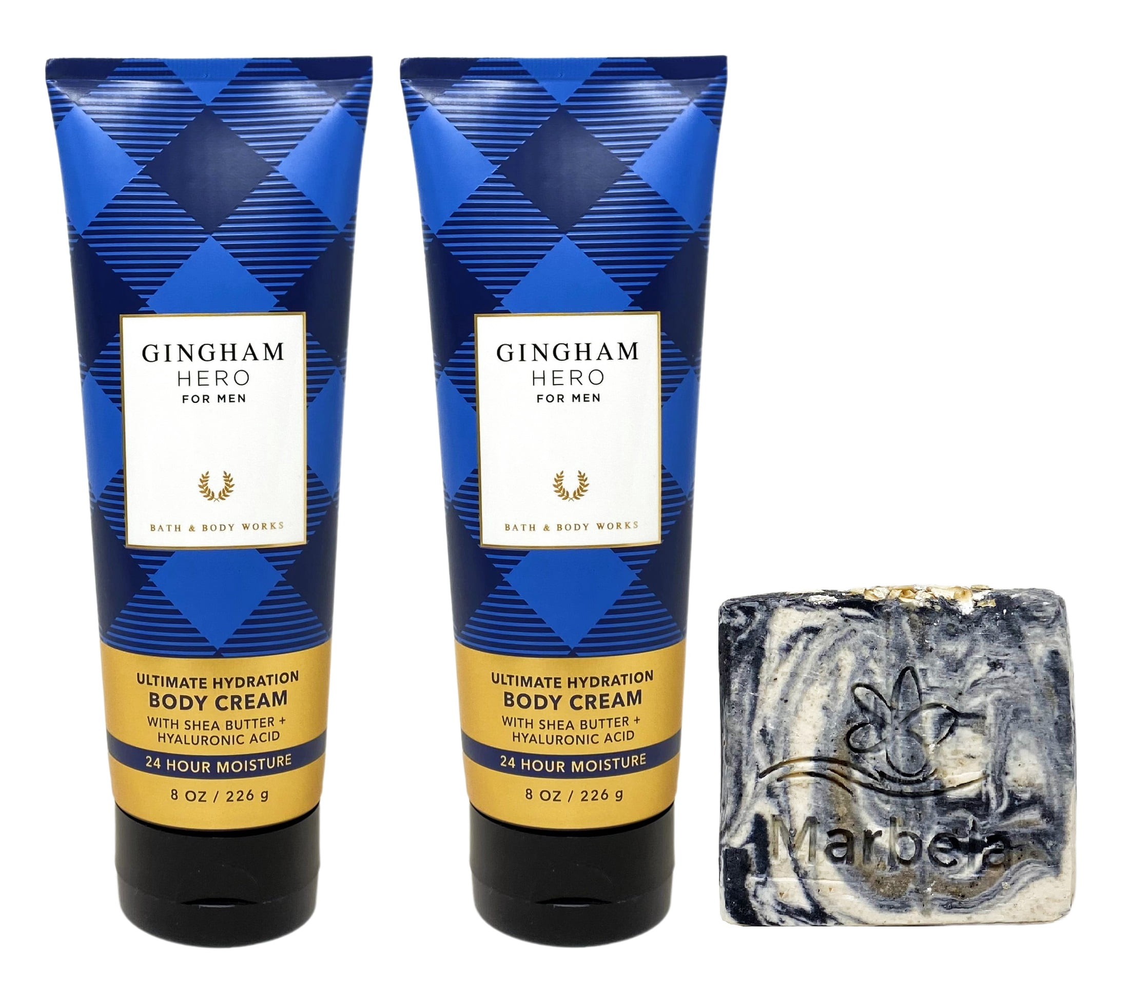 Bath & Body Works Men's Collection Gingham Hero 2 Pack Body Cream ...