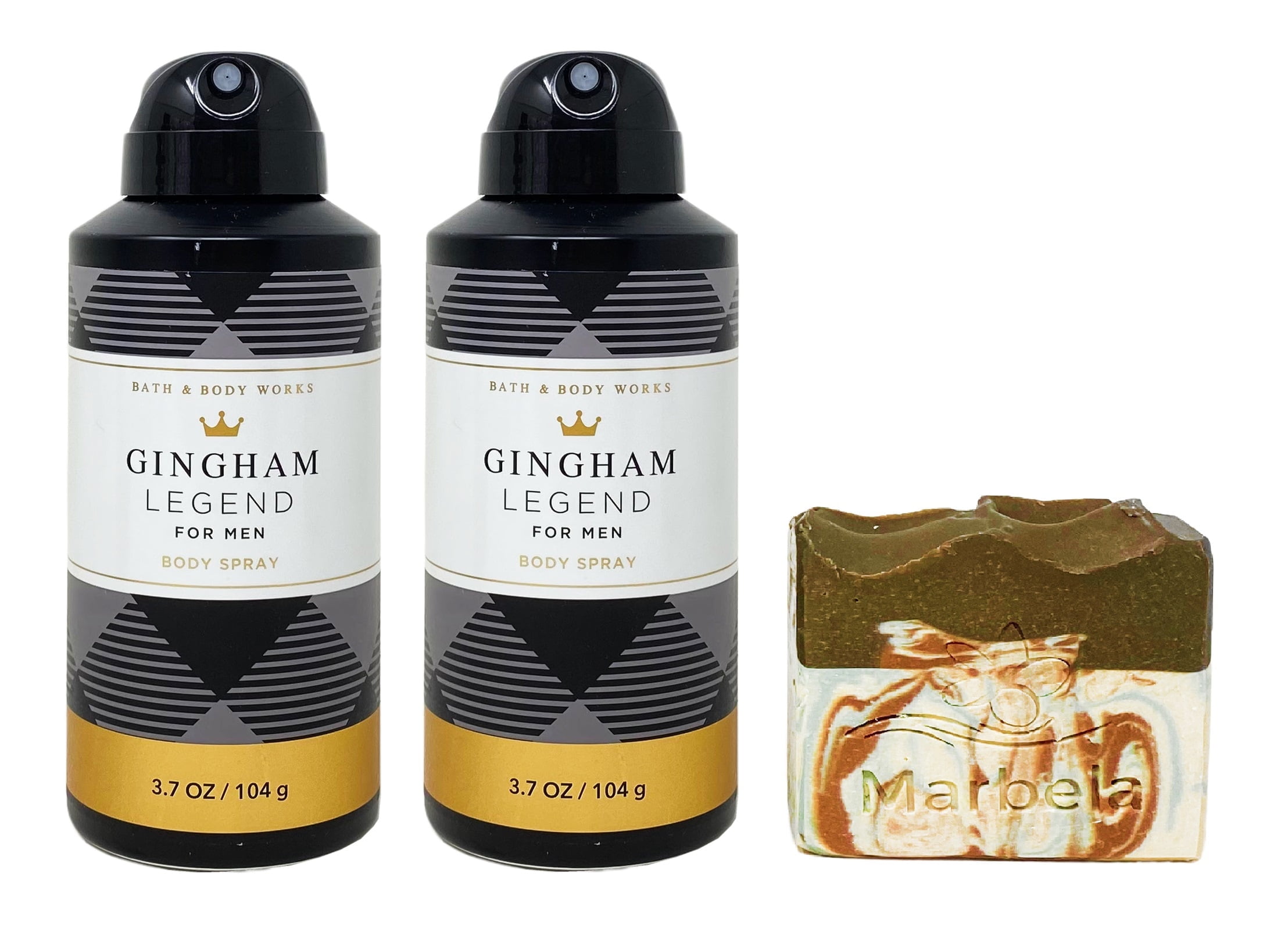 Bath & Body Works Men's Collection Gingham Legend - 2 Pack Of Body ...