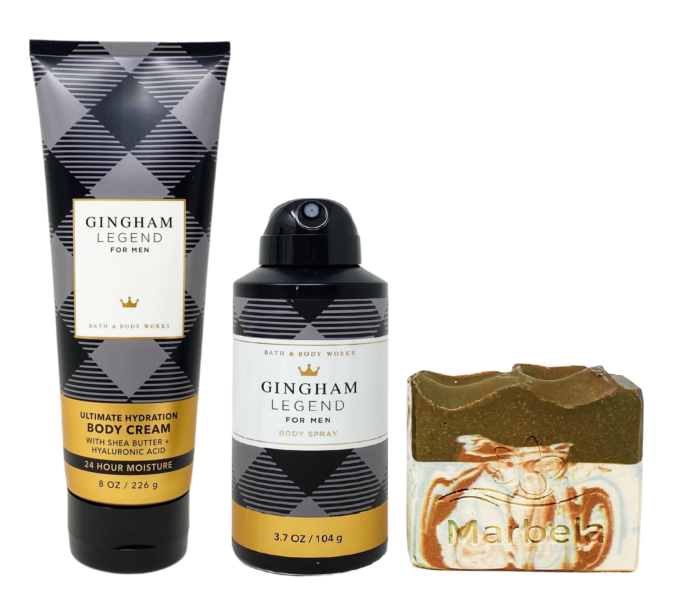 Bath & Body Works Men's Collection Gingham Legend - Duo Gift Set - Body ...