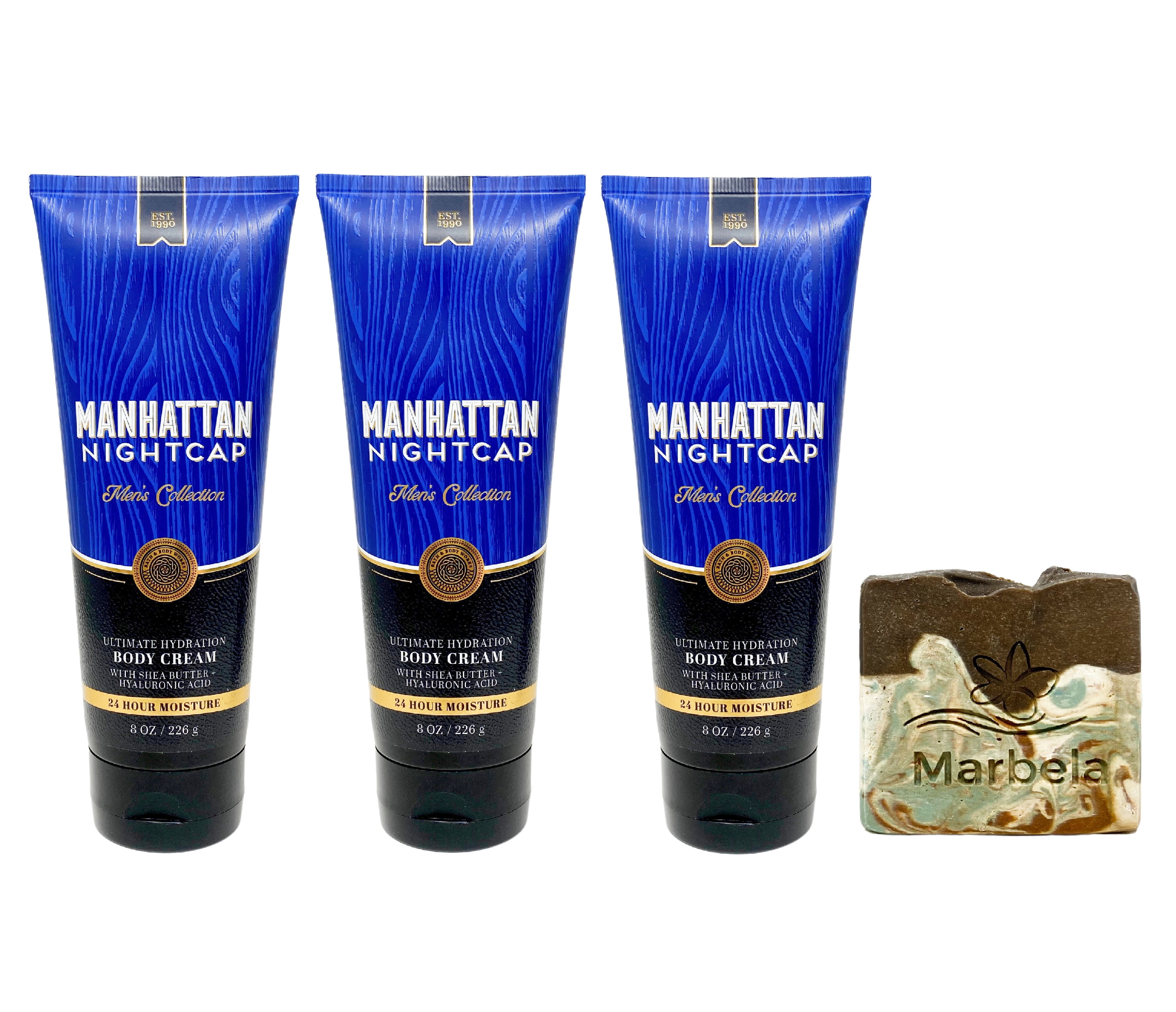 Bath & Body Works Men's Collection Manhattan Nightcap 3 Piece Body ...