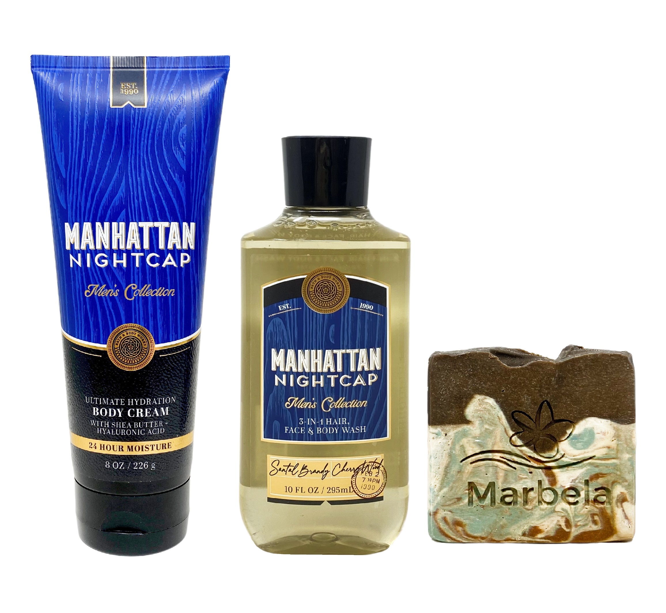 Bath & Body Works Men's Collection Manhattan Nightcap Body Cream and ...