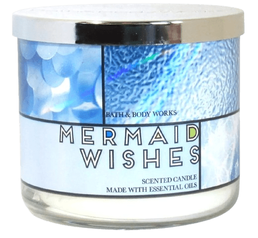 Bath & Body Works Mermaid Wishes 14.5 Ounce Mermaid Wishes Scented 3 ...