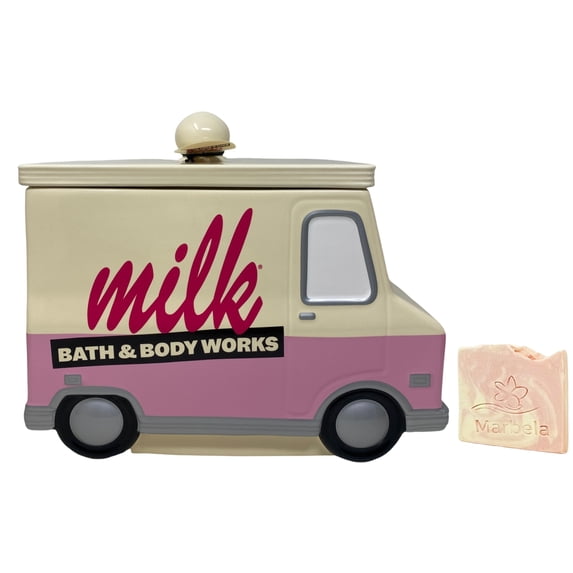 Bath & Body Works Milk Bar Truck Cookie Jar with a Himalayan Salt ...