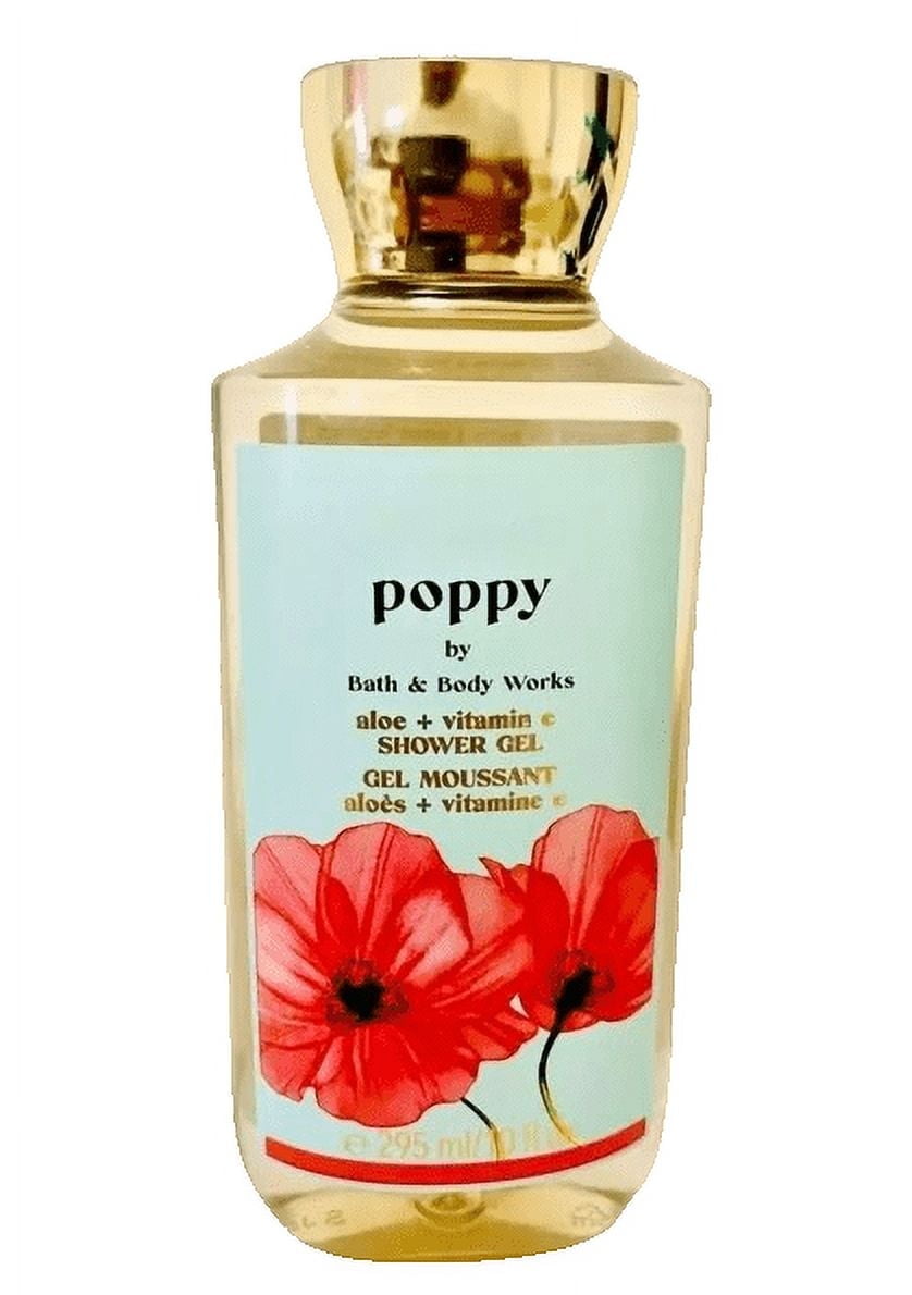 Bath & Body Works POPPY Shower Gel for Women of All Skin Types 10 fl oz ...