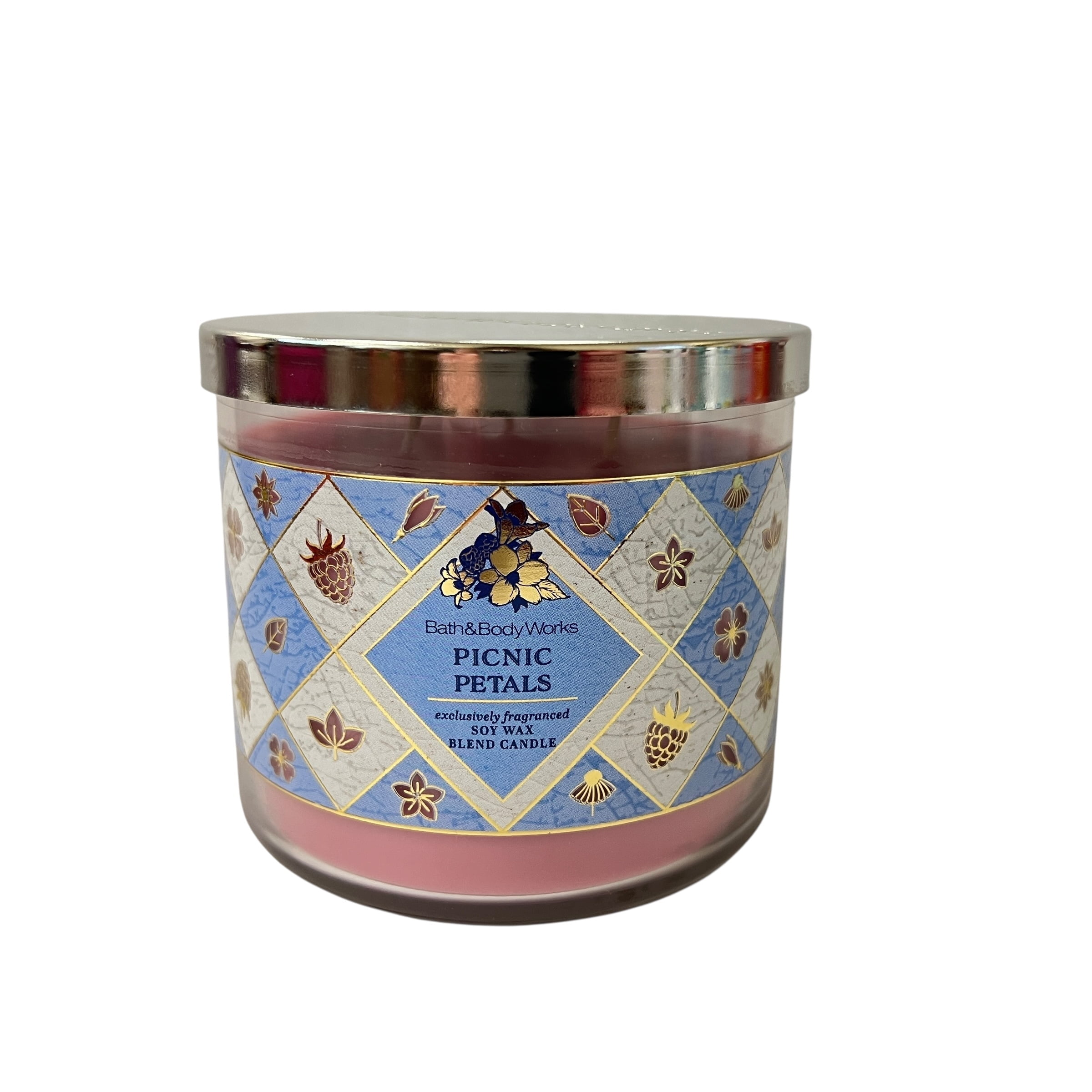 Bath & Body Works Picnic Petals Scented 3 Wick Candle 14.5 oz - Walmart.com