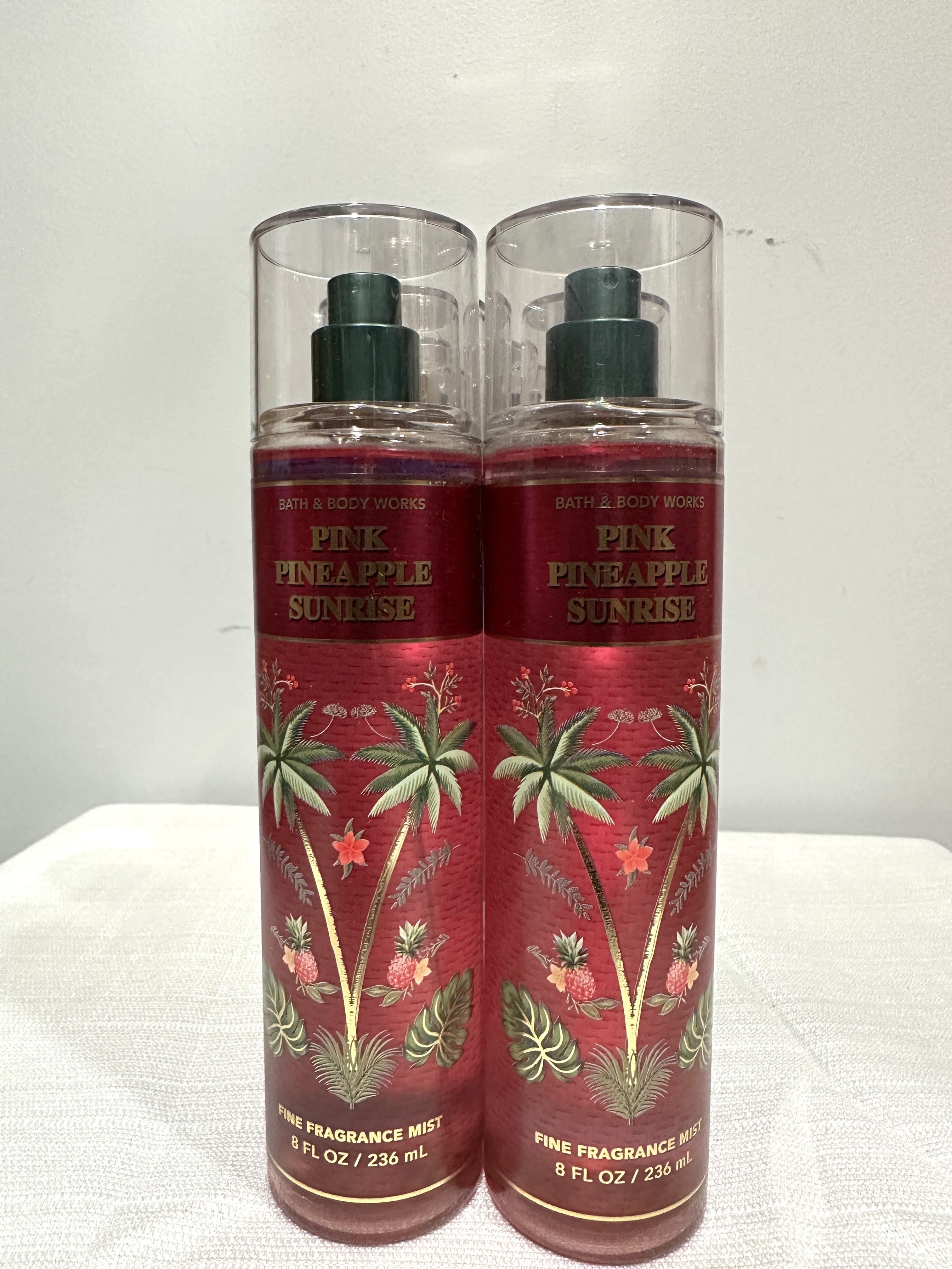 Bath & Body Works Pink Pineapple Sunrise Fine Fragrance Mist 8 fl oz ...