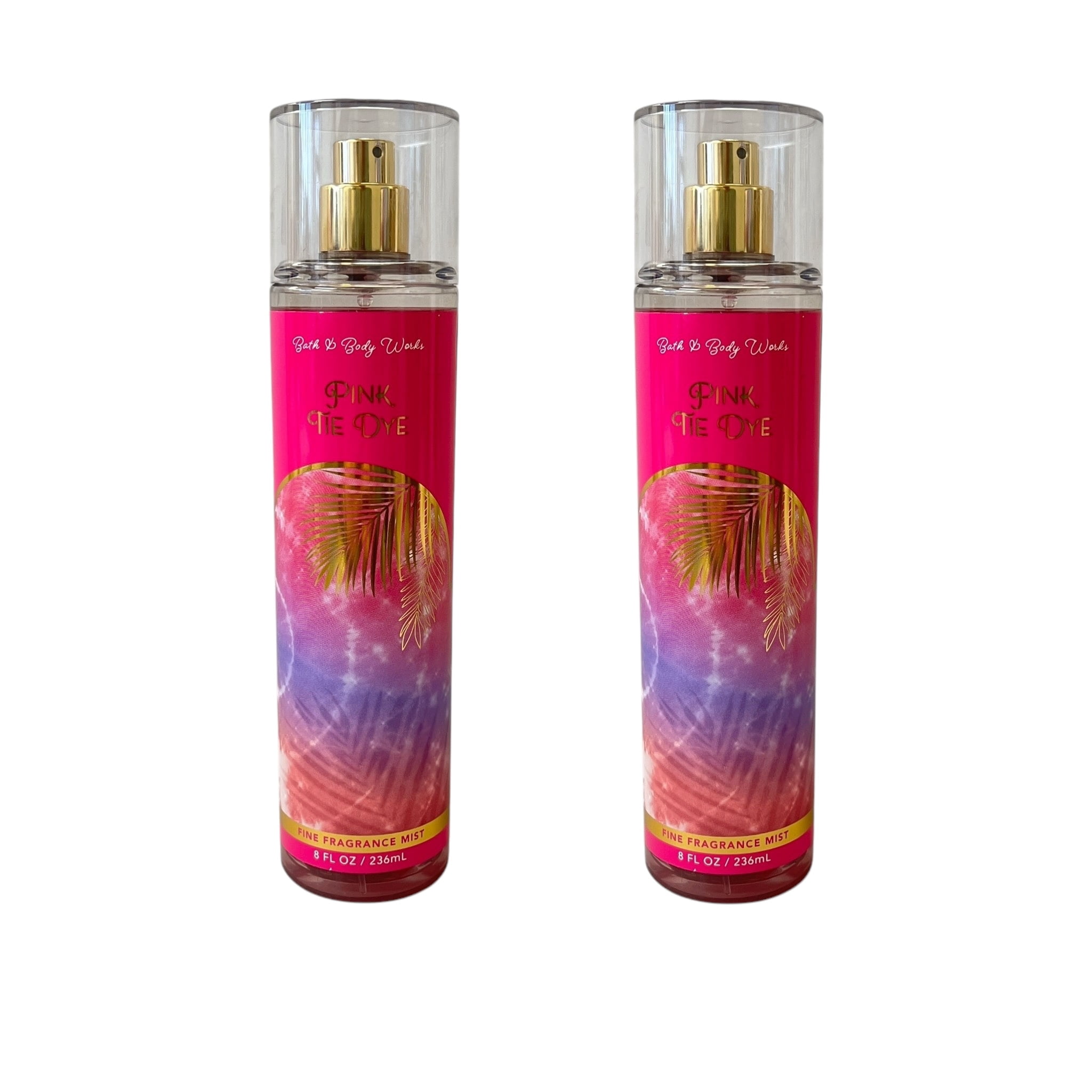 Bath & Body Works Pink Tie Dye Mist 8 fl oz 2 Pack - Walmart.com