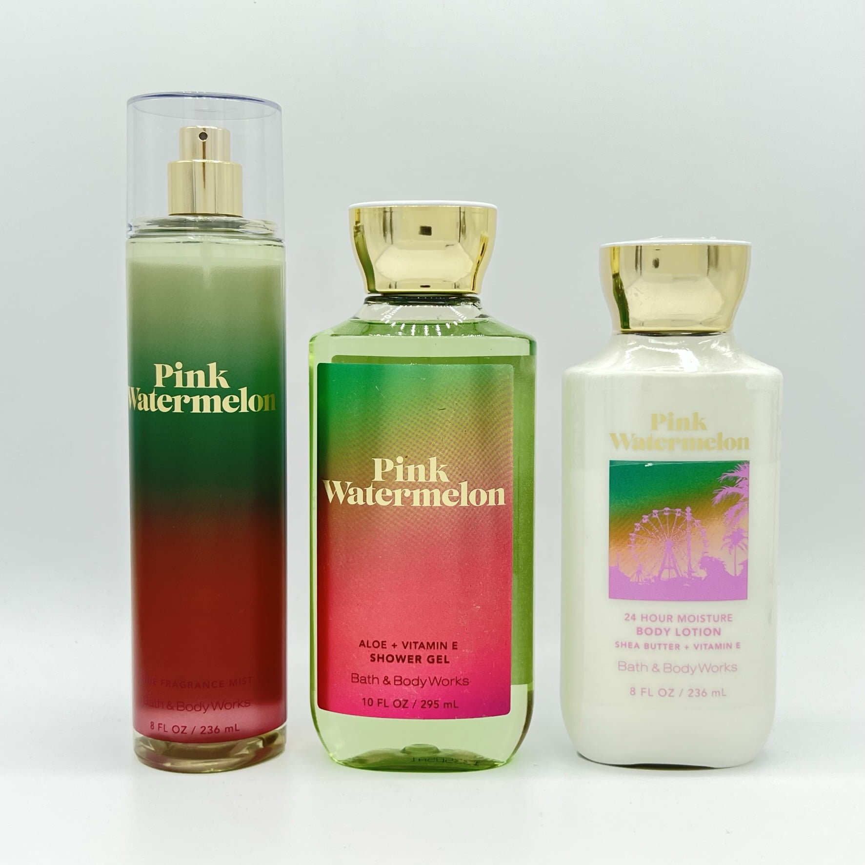 Bath And Body Works Pink Watermelon Fine Fragrance Mist Shower Gel
