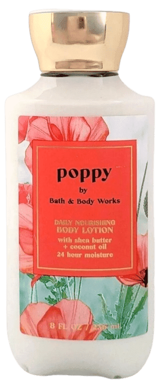 Bath & Body Works Poppy Body Lotion with Fresh Morning Dew, 8 fl oz ...